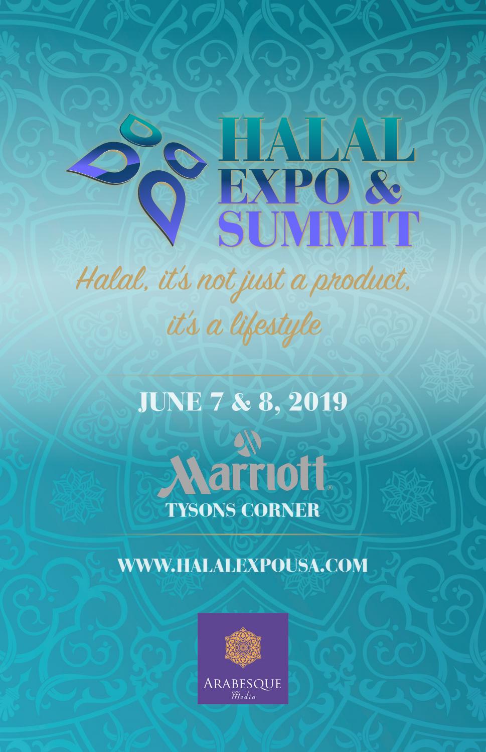 Halal Expo & Summit 2019 Program by Arabesque Media & Breek Media - Issuu