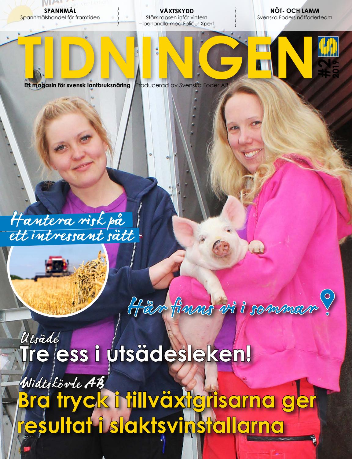 Tidningen nr 2 2019 by Svenska Foder AB - Issuu