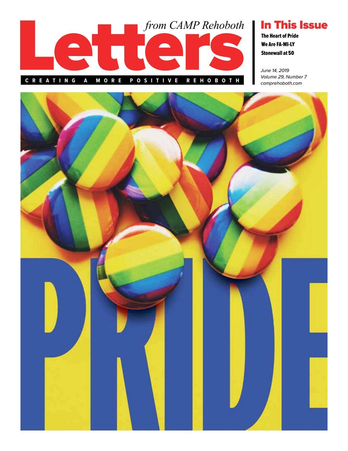 Letters from CAMP Rehoboth, Vol. 29, No. 7 by CAMP Rehoboth - Issuu