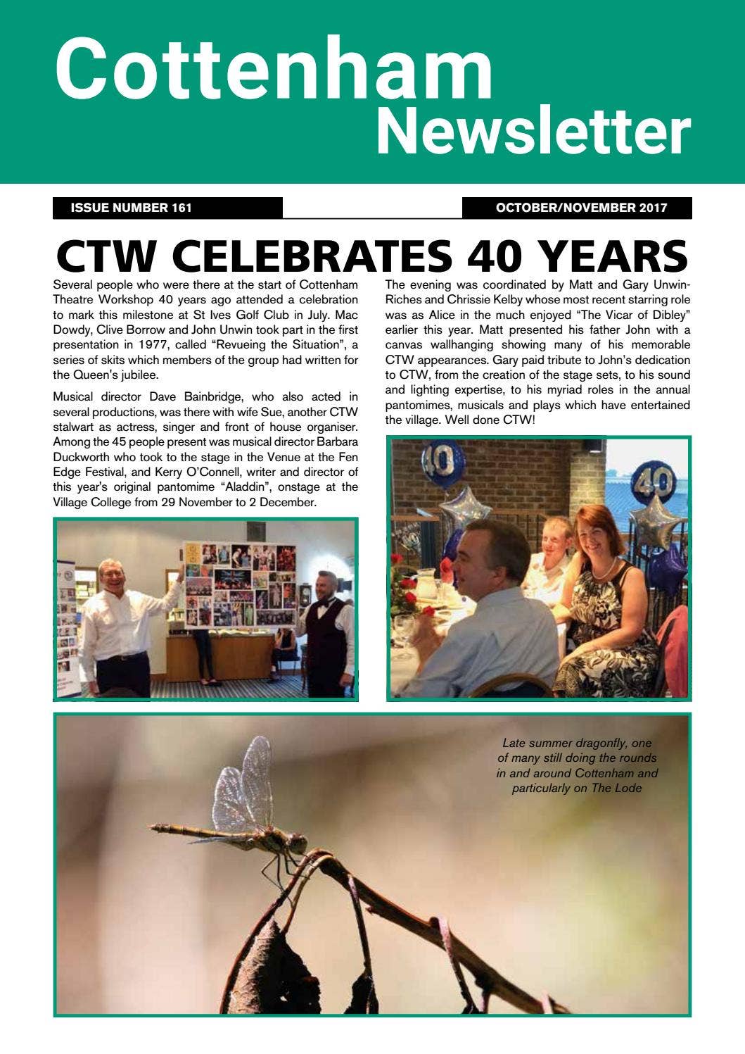 Cottenham Newsletter Issue 161 - Oct/Nov 2017 by Cottenham Newsletter ...