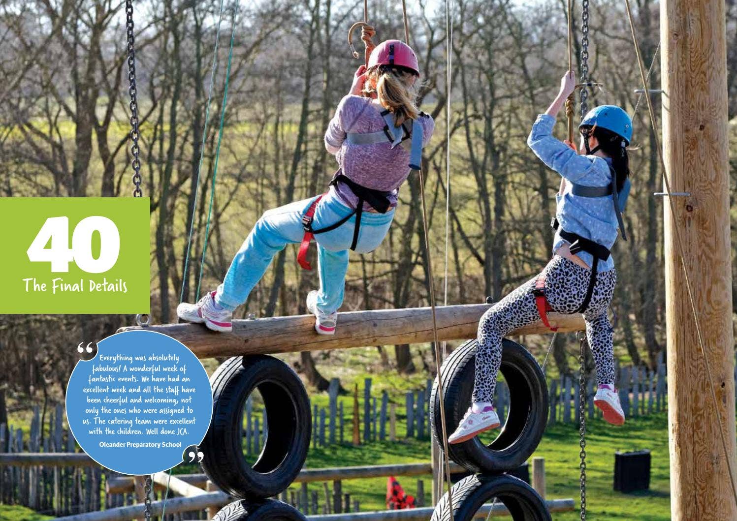 JCA Adventure - Condover Hall & Croft Farm brochure by Experience Education - Issuu