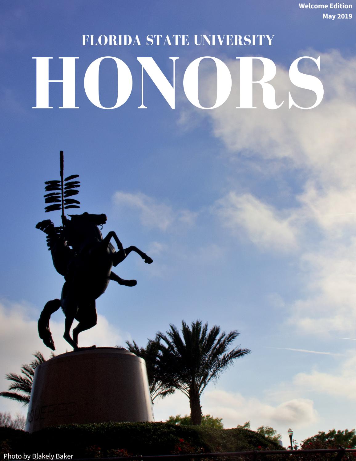 Honors Student Association Welcome Edition - 2019 by Honors Student ...