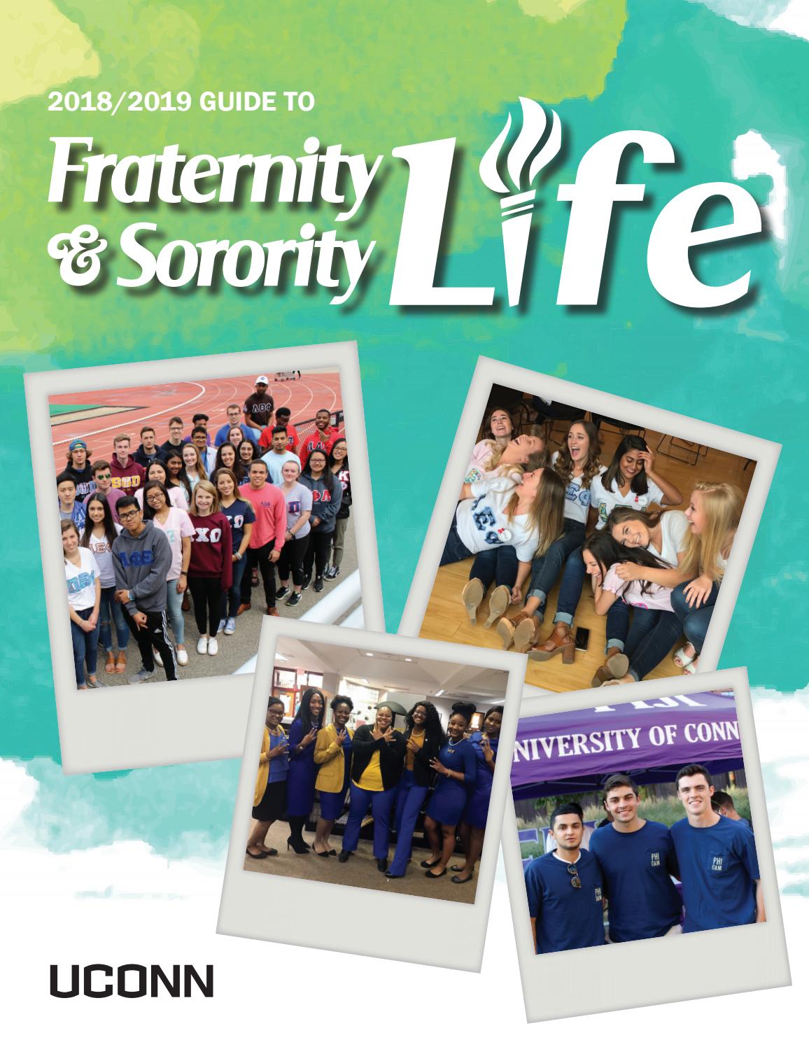 UConn Guide to Fraternity & Sorority Life 2018-19 by UConn | Center for ...