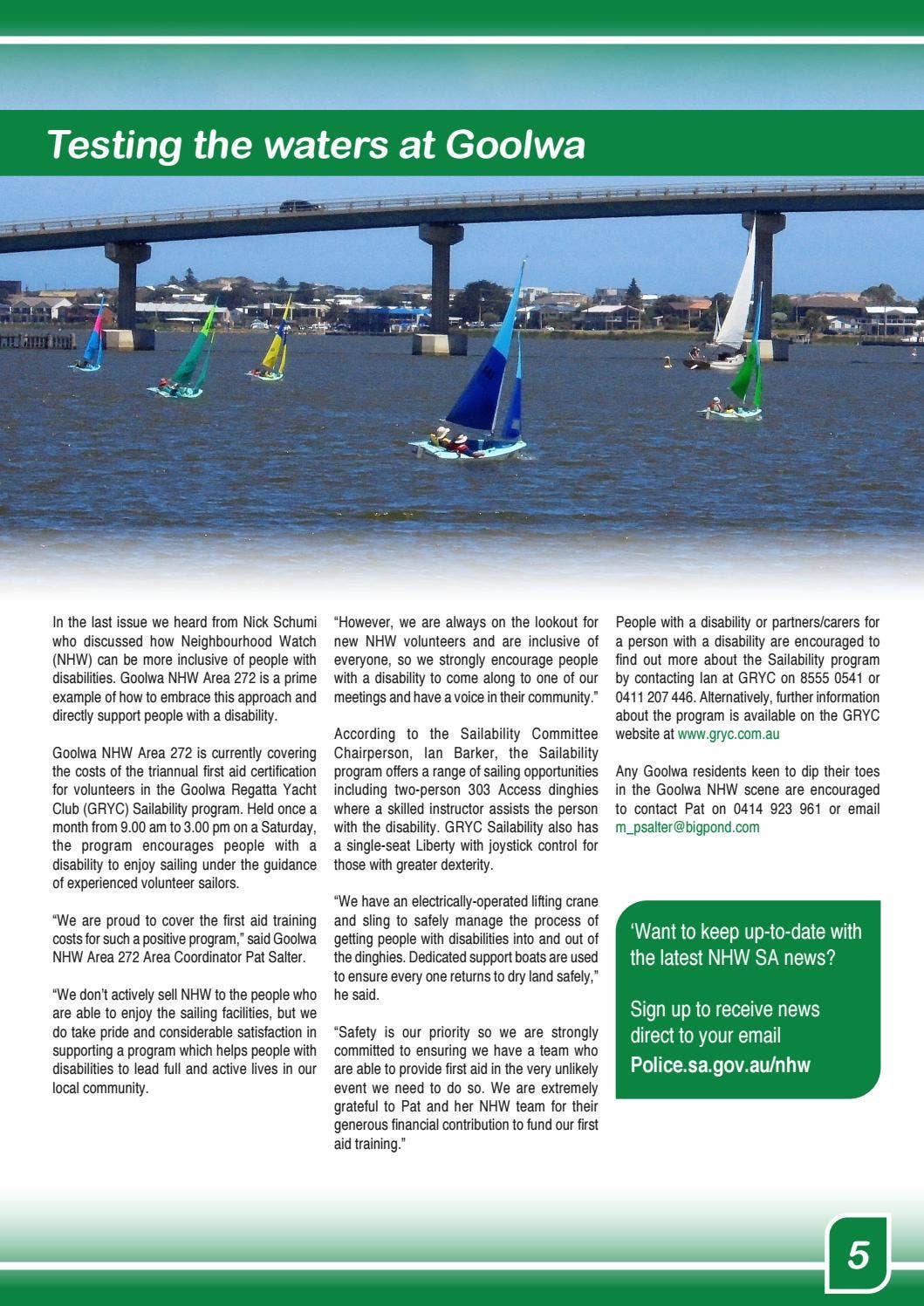 NHW SA Watch on SA magazine Issue 16, 2019 by South Australia Police ...
