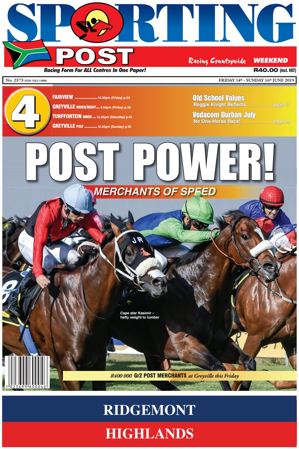14-16 Jun #2573 Sporting Post by Sporting Post - Issuu