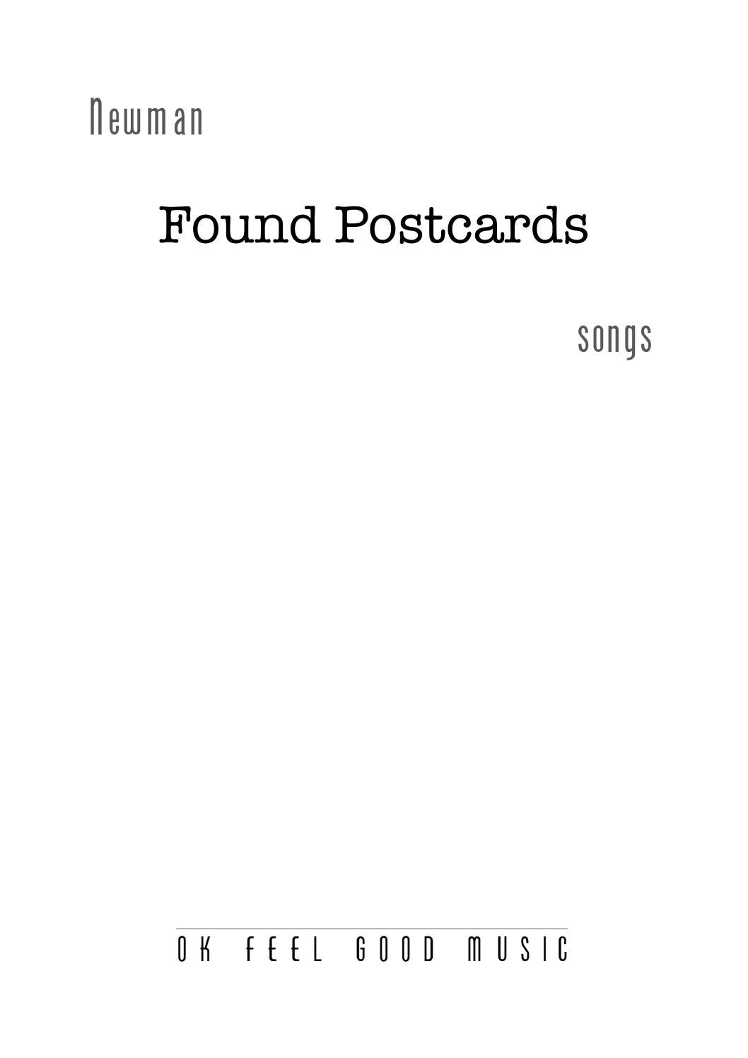 Found Postcards by Jonathan Newman, composer - Issuu