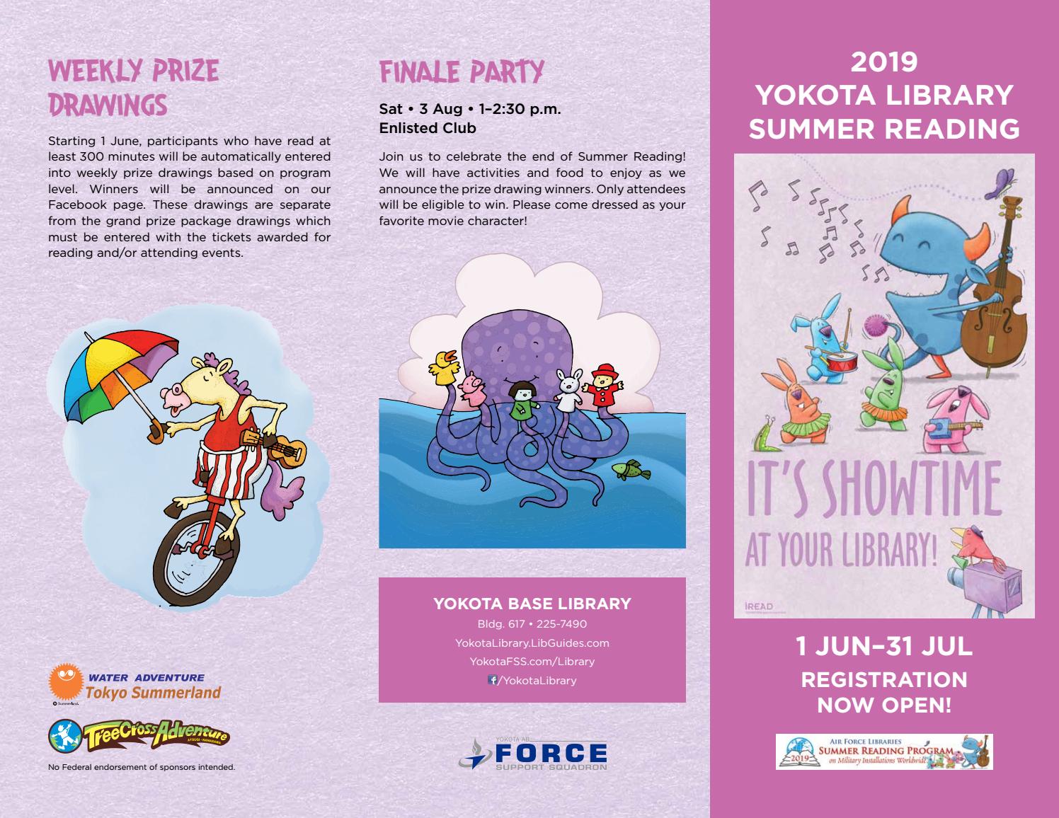Library | Summer Reading Program 2019 by yokotafss - Issuu