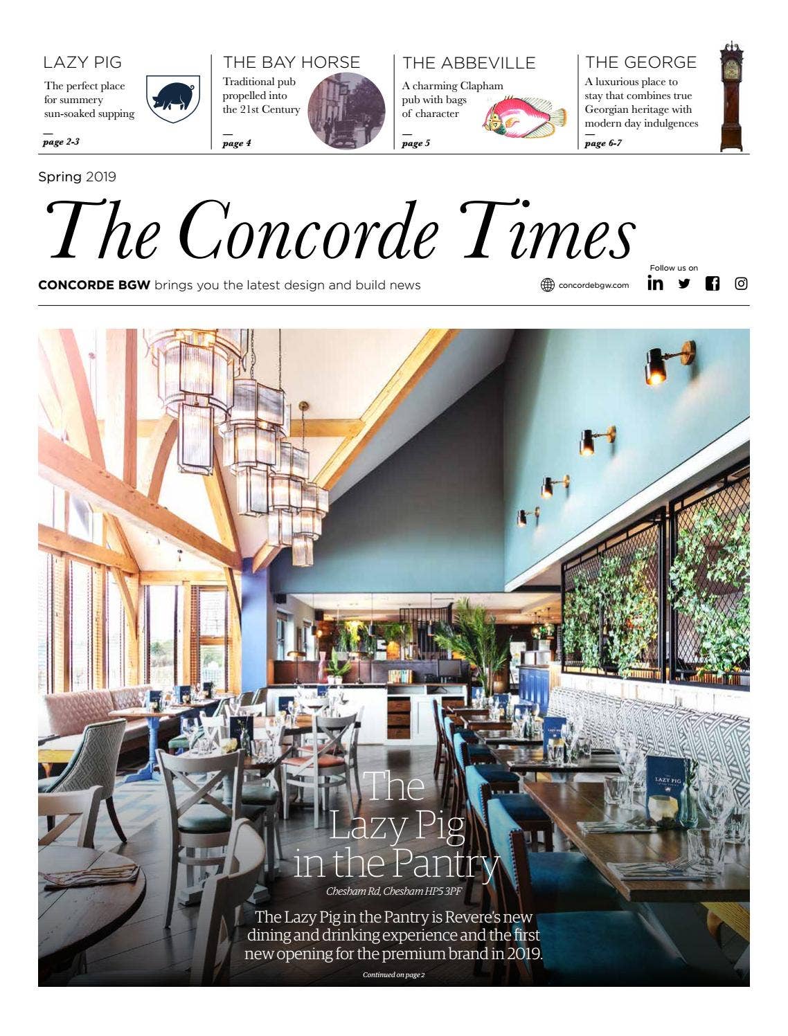 Concorde Times Spring 2019 by ConcordeBGW - Issuu