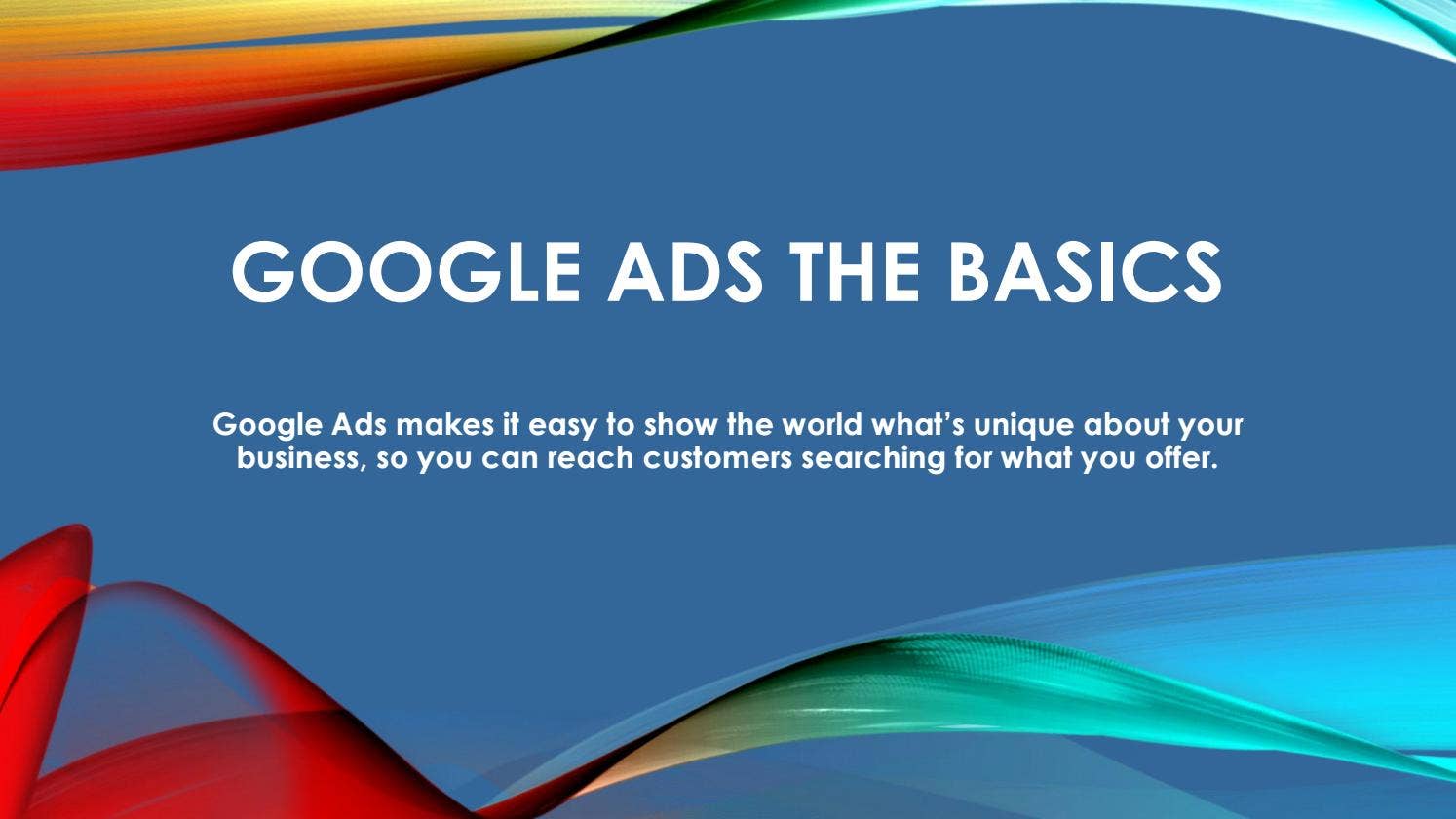 Google Ads the Basics by Koot van der Walt - Issuu