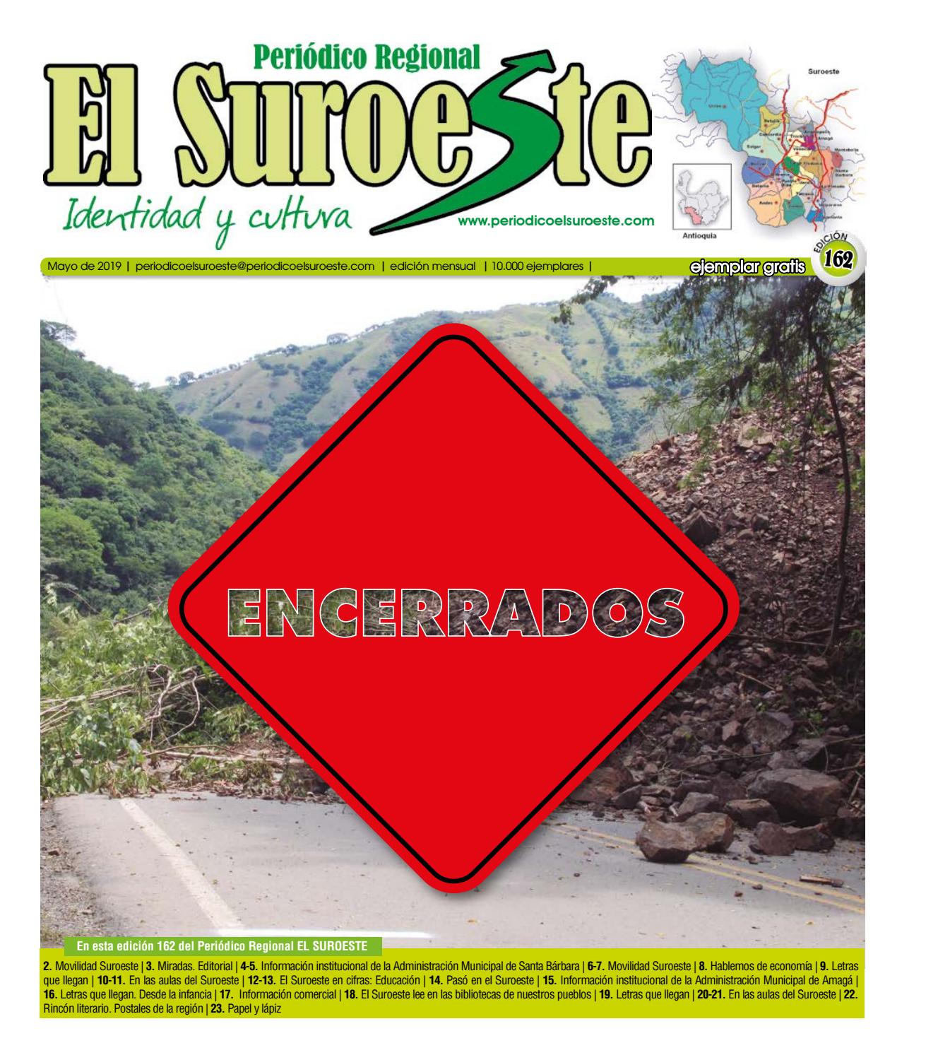 Periódico El Suroeste - Edición 162 by Periódico EL SUROESTE - Issuu