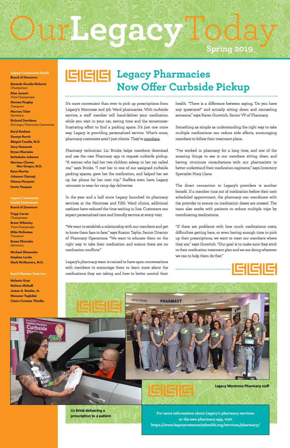 Legacy Community Health - 2019 Spring Newsletter by Legacy Community ...