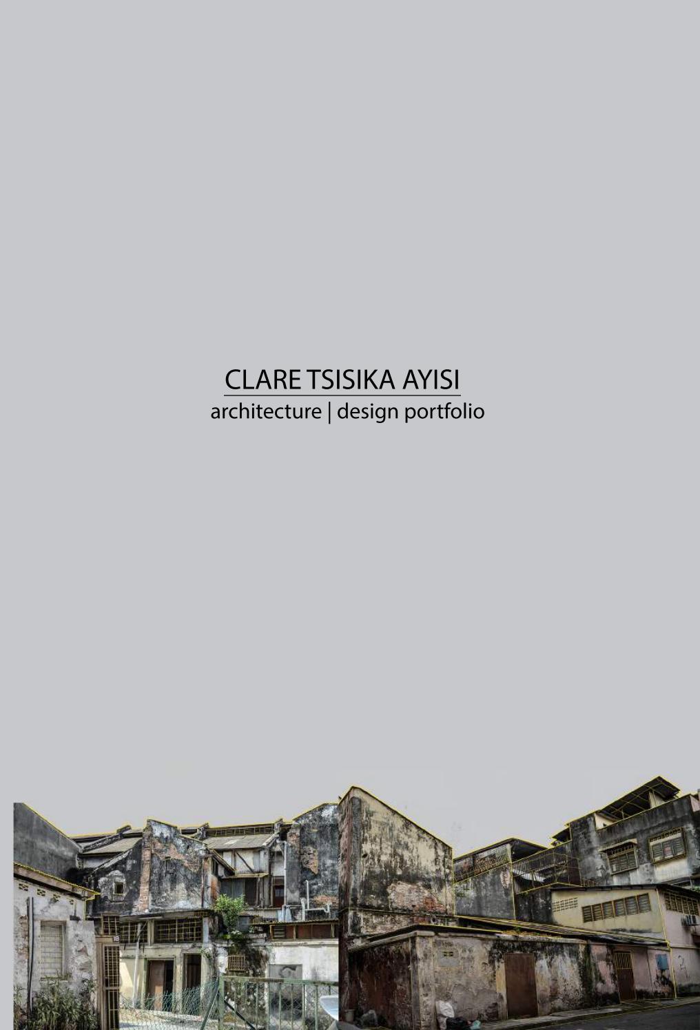 Architectural Portfolio by Clare - Issuu