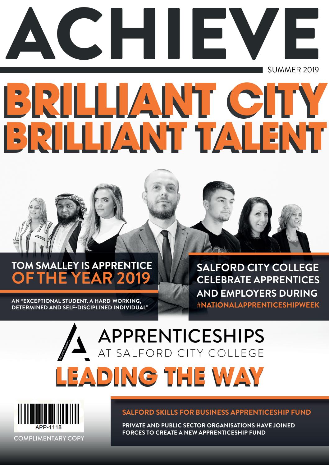 Achieve Magazine: Summer 2019 Edition by Salford City College Group - Issuu