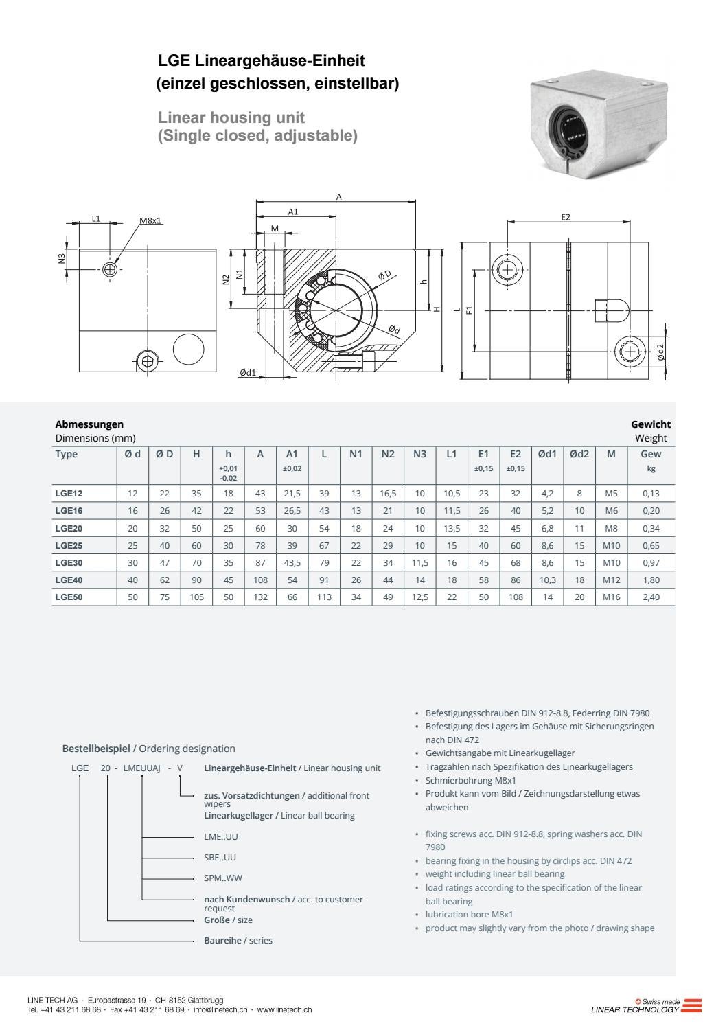 Lineargehäuse LGE by Daniel Klingler - Issuu