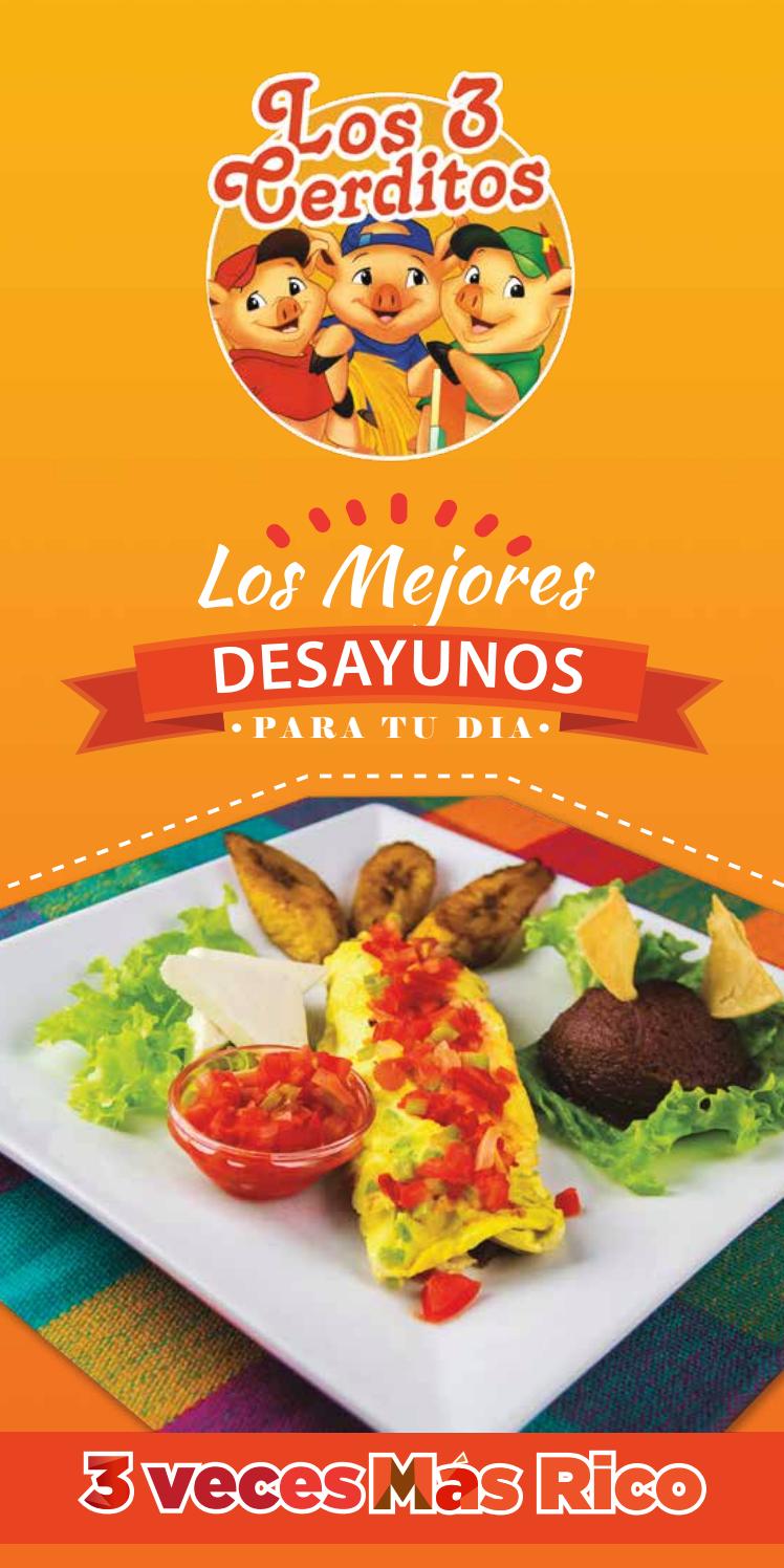 Menu Desayunos Los 3 Cerditos by Issanchez - Issuu