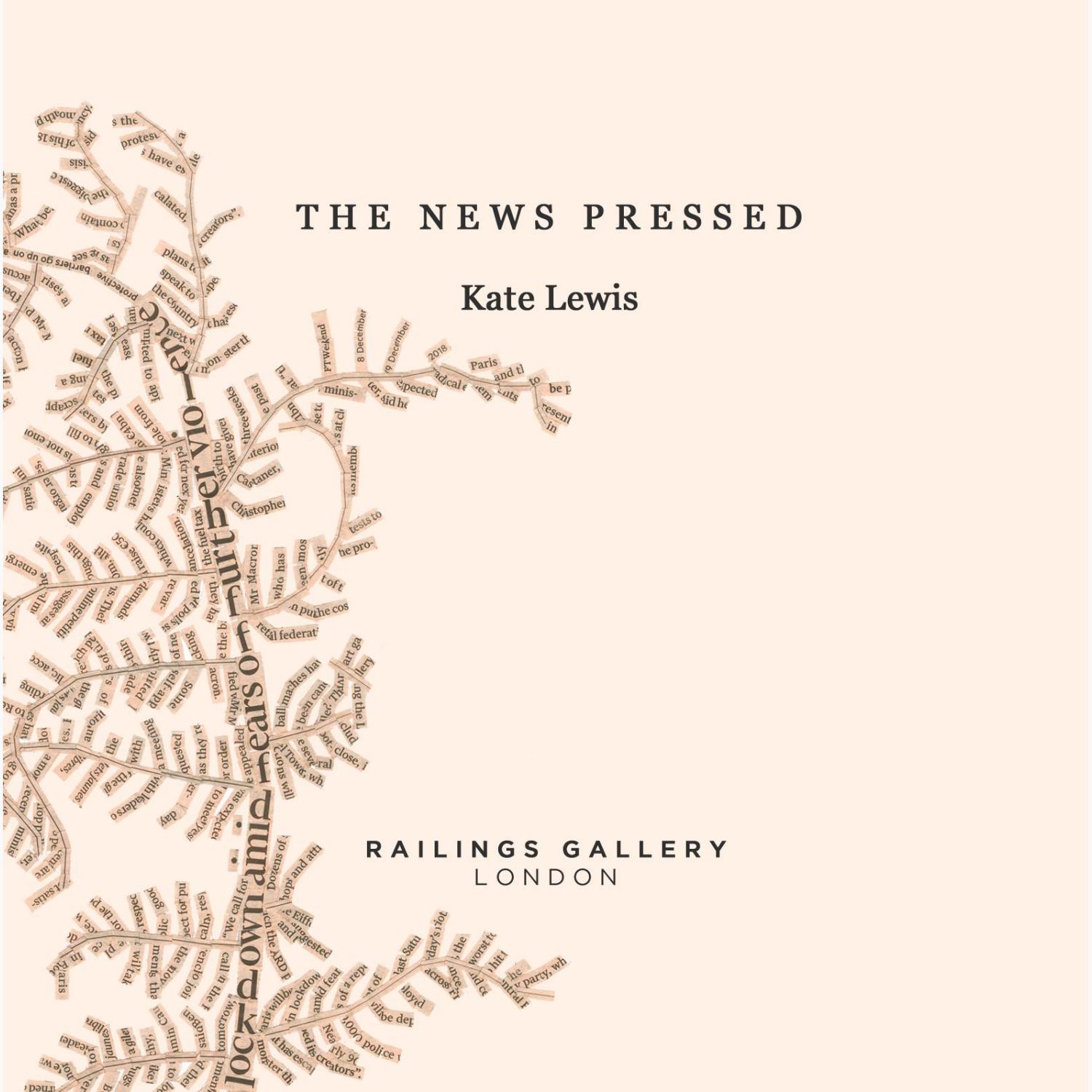 Kate Lewis - The News Pressed - Exhibition catalogue V2 by railings ...