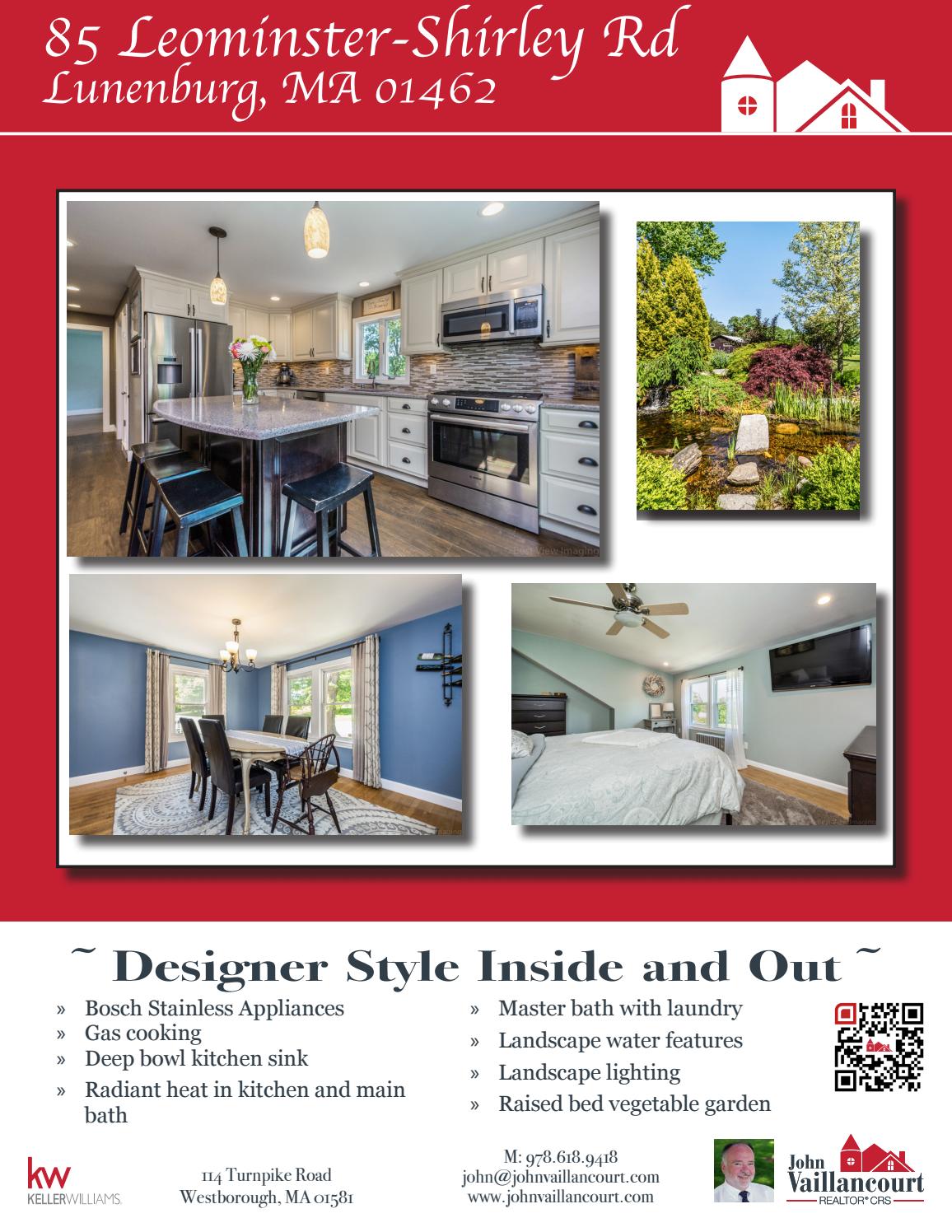 85 Leominster-Shirley Rd 3 bedroom 2 full bath home for sale by John ...
