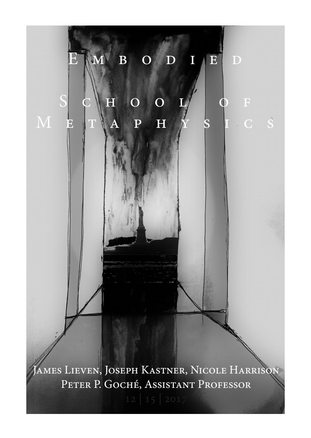 EMBODIED - School of Metaphysics by James Lieven - Issuu