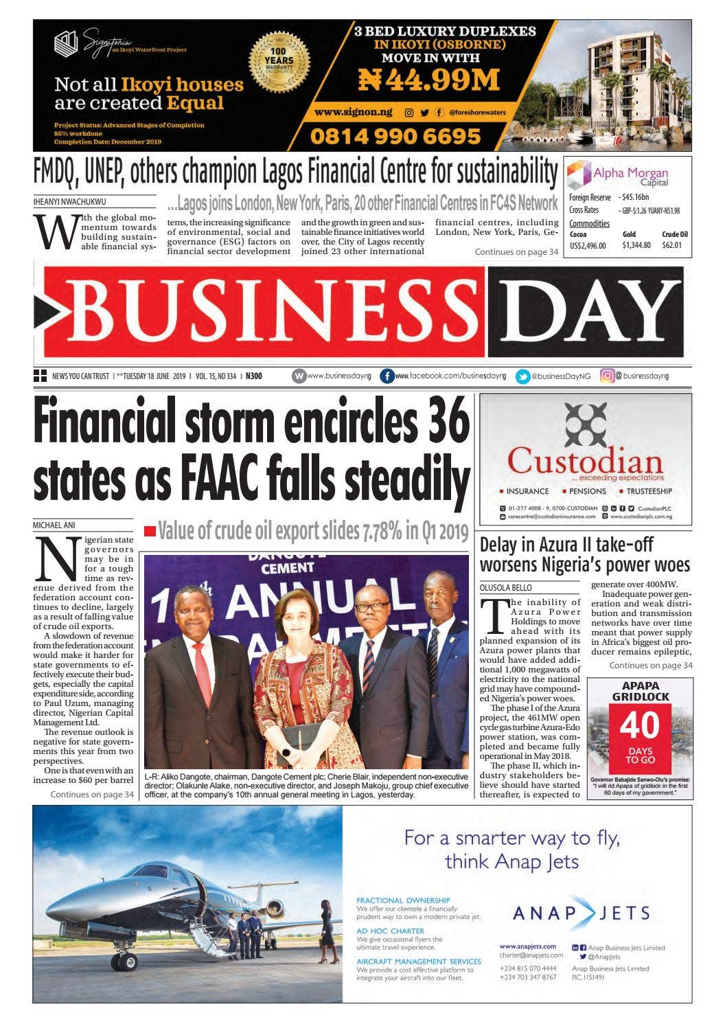 BusinessDay 18 Jun 2019 by BusinessDay - Issuu