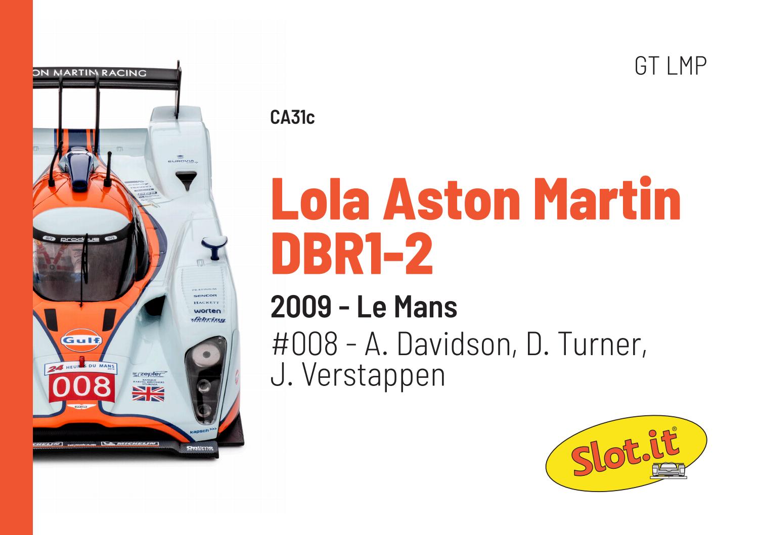 CA31c_LOLA Aston Martin DBR1-2 24H Le Mans 2009_album by slot.it - Issuu
