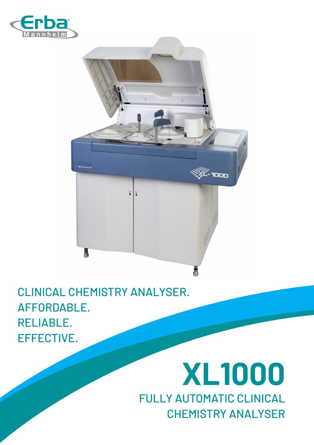 XL1000 by Erba Diagnostics - Issuu