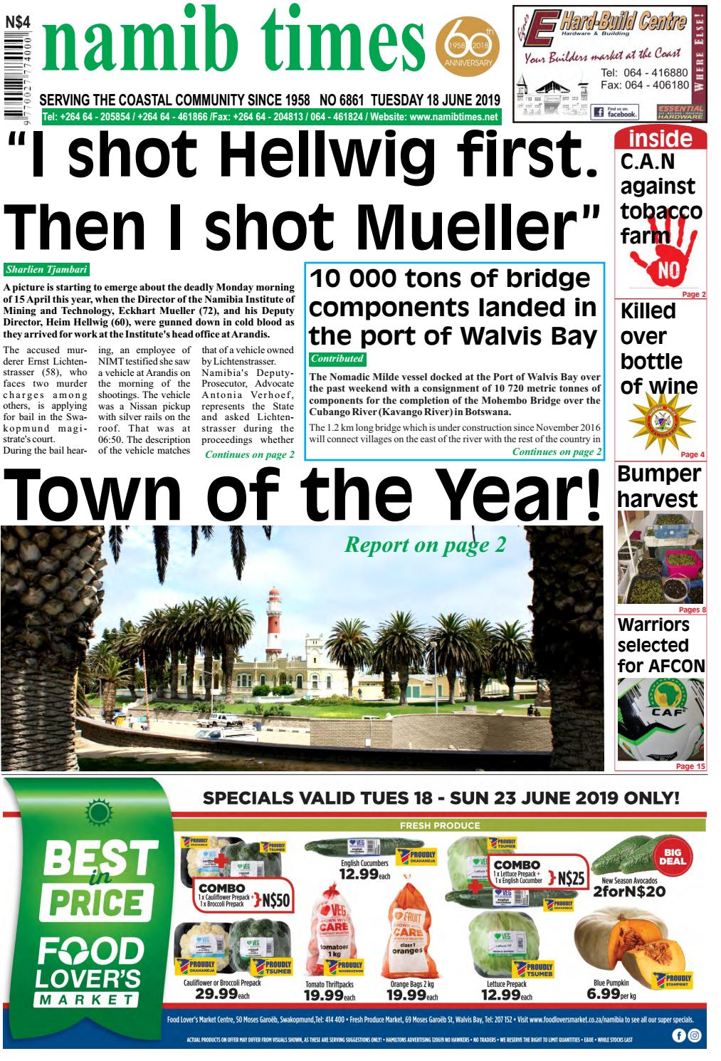 18 june namib times e-edition by Namib Times Virtual - Issuu