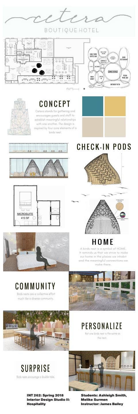 Interior Design INT262 Ashleigh SMith, Melike Surmen / Bailey by The ...