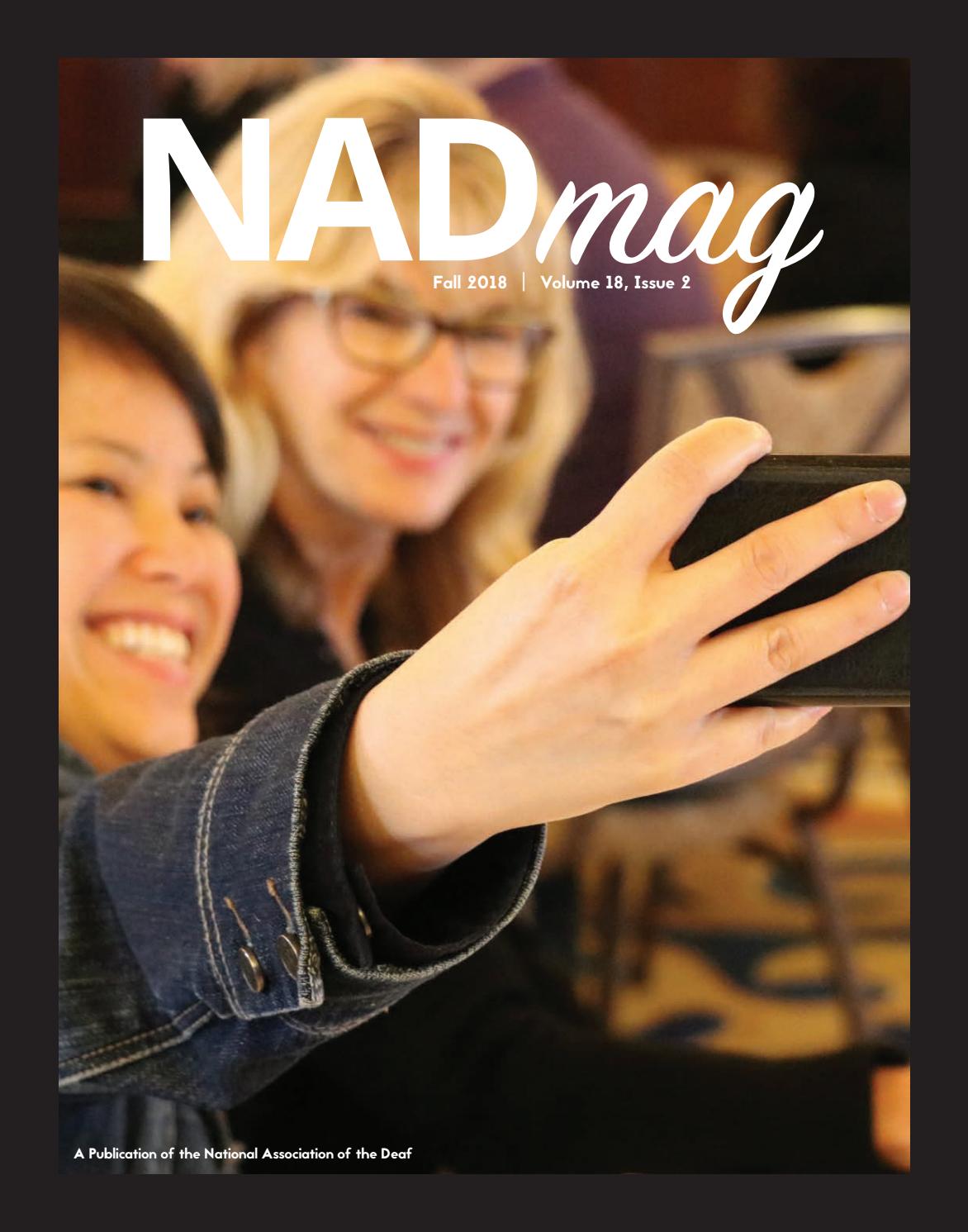 NADmag Fall 2018 by National Association of the Deaf - Issuu