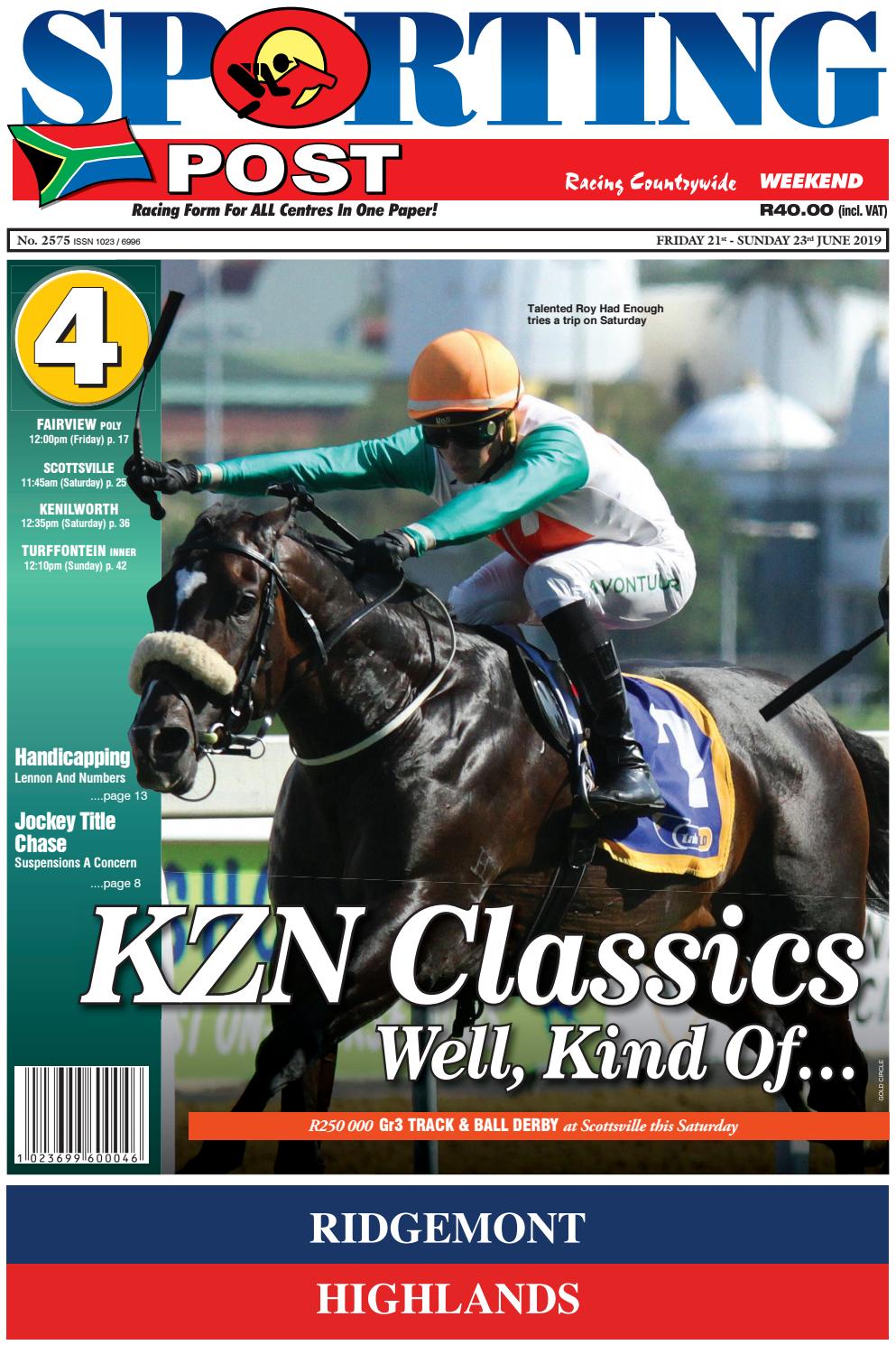 21-23 Jun #2575 Sporting Post by Sporting Post - Issuu