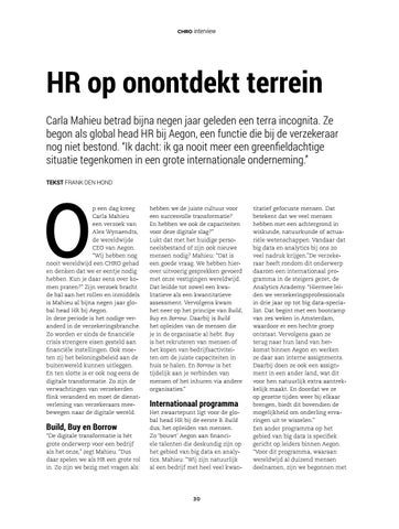 CHRO Magazine #2 2019 by Sijthoff Media - Cluster Finance & M&A - Issuu