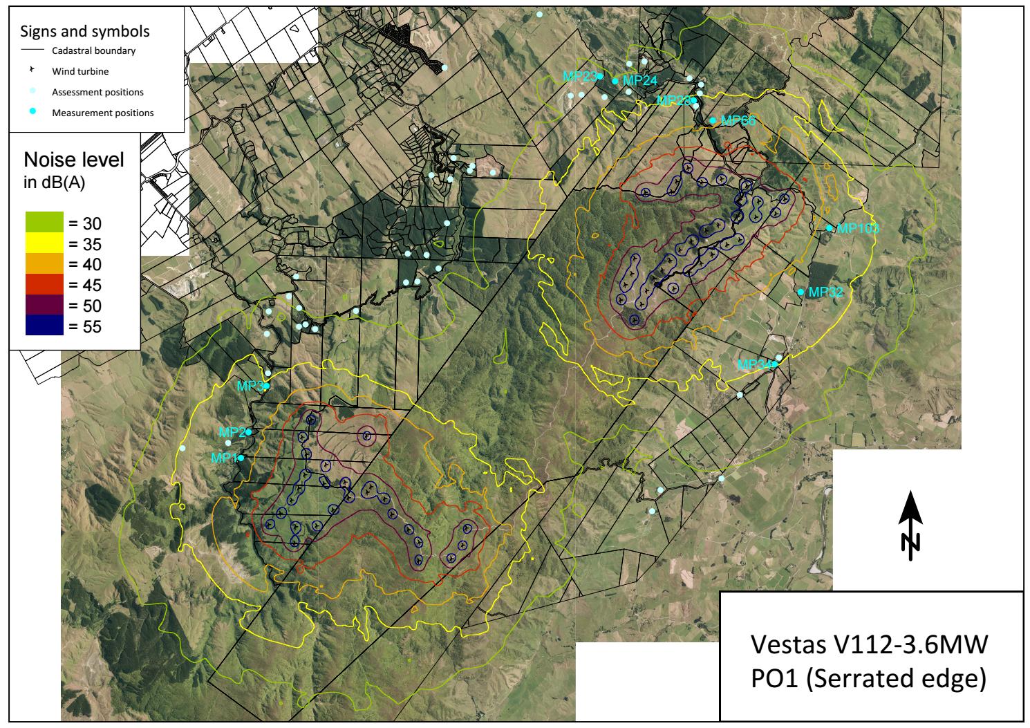 Turitea Noise contour map (with notes v2) by Mercury - Issuu