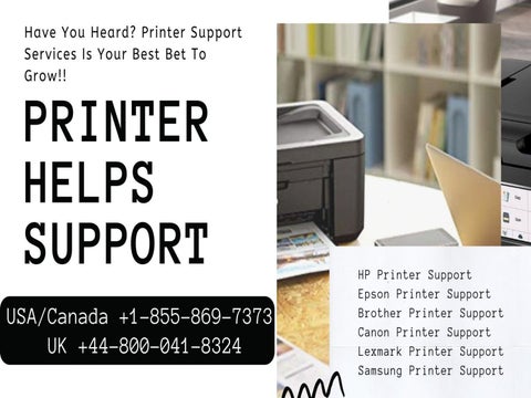 Having printer problem or issues? +1-855-869-7373 Printer support ...