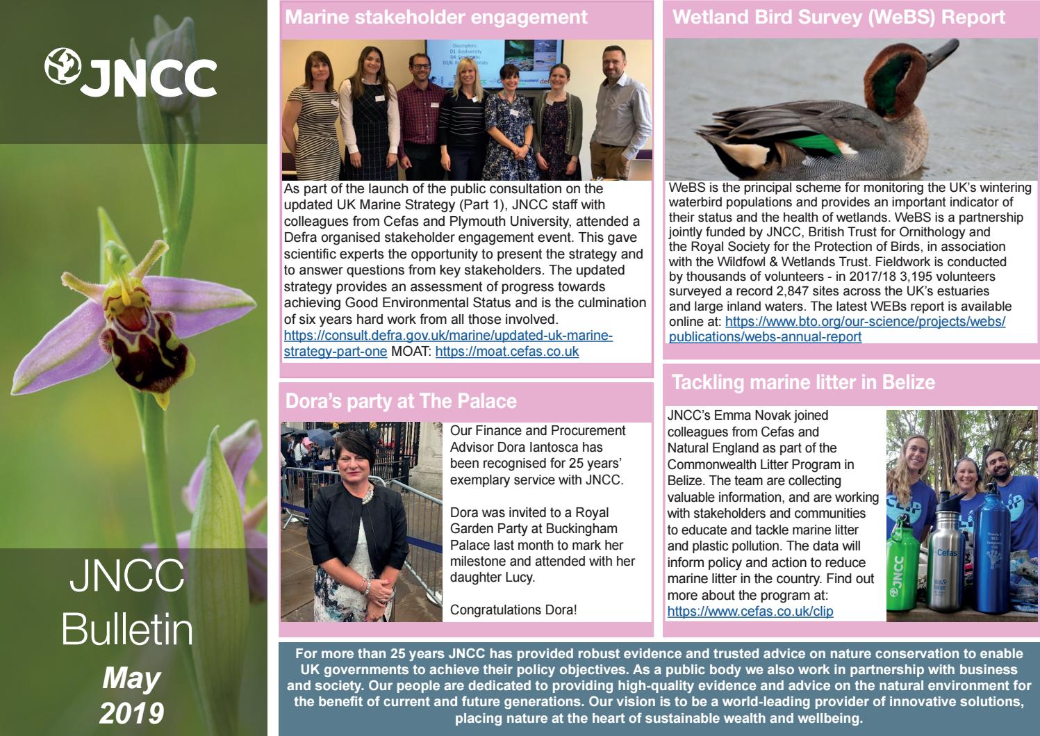 JNCC Bulletin May 2019 by jncc_uk - Issuu