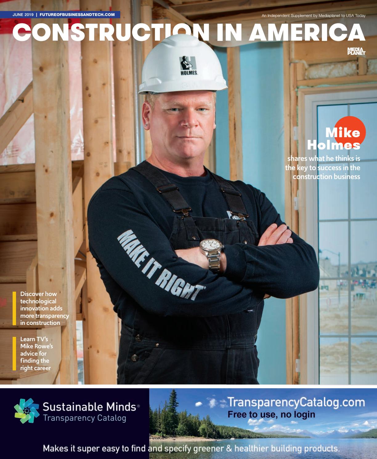 Construction in America by Mediaplanet_USA - Issuu