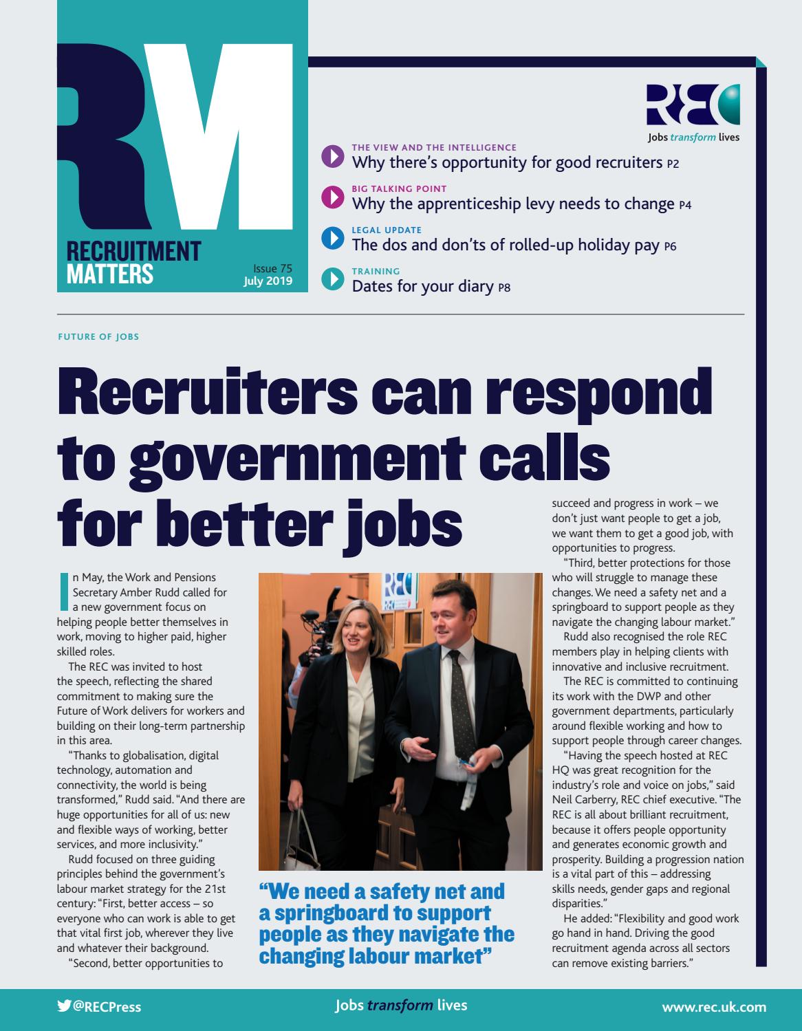 Recruitment Matters July 2019 by Redactive Media Group - Issuu