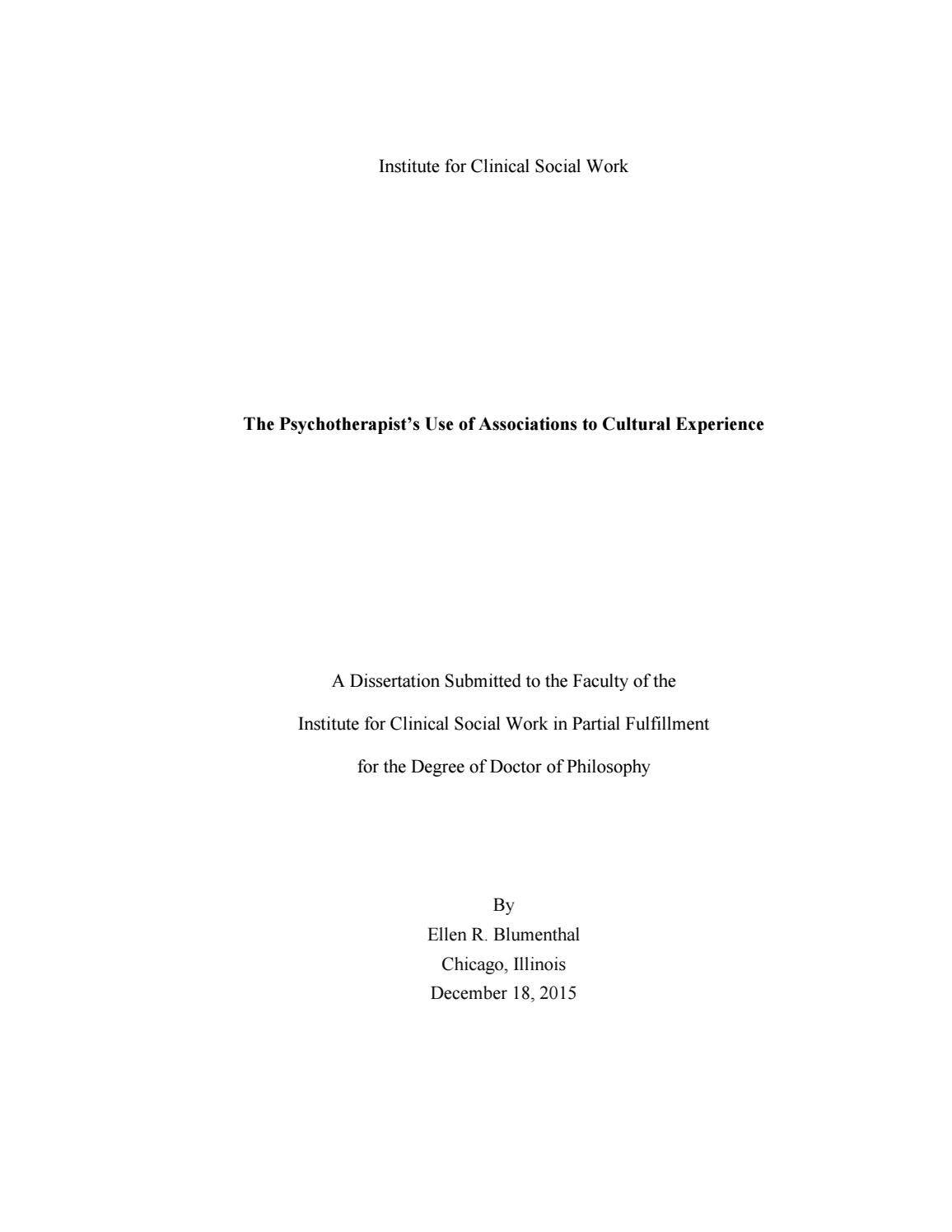 Ellen Blumenthal dissertation by ICSW - Issuu