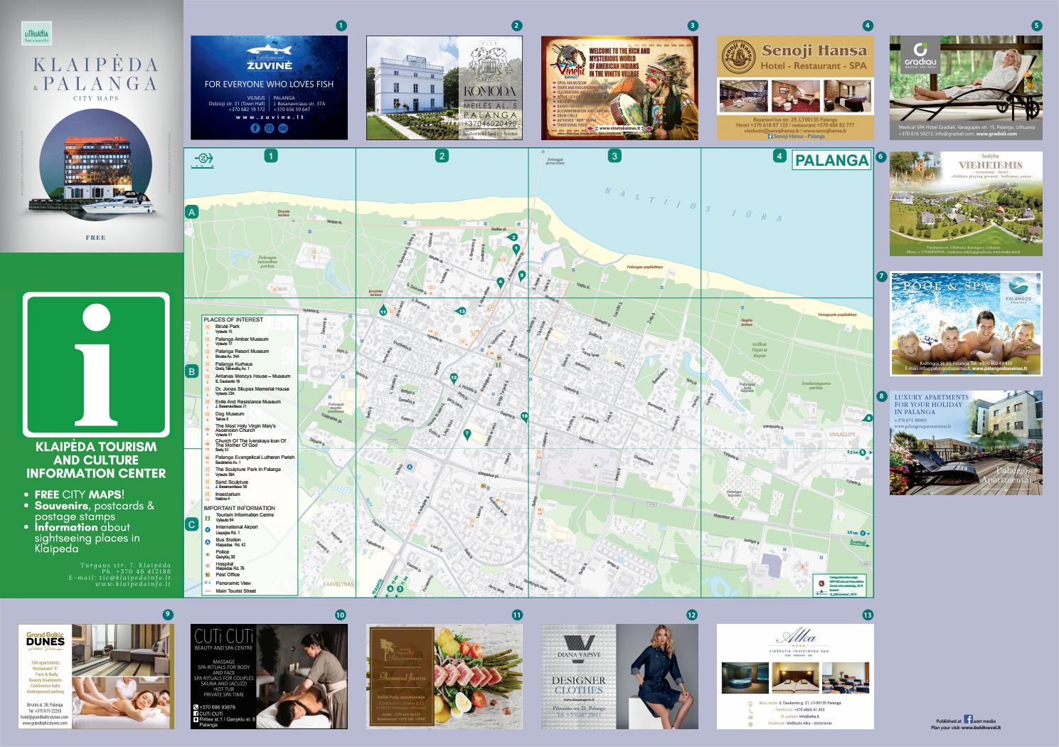 Palanga Klaipėda City map 2019 by Rytis Pajaujis - Issuu