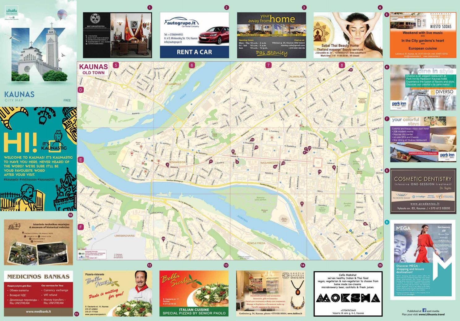 Kaunas City map 2017 by Rytis Pajaujis - Issuu