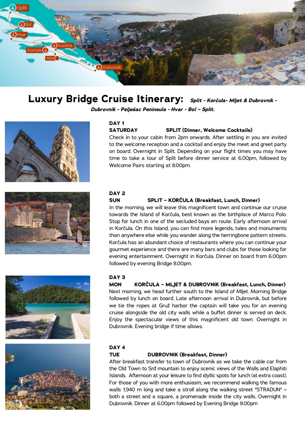 Itinerary MS Infinity by Connor - Issuu