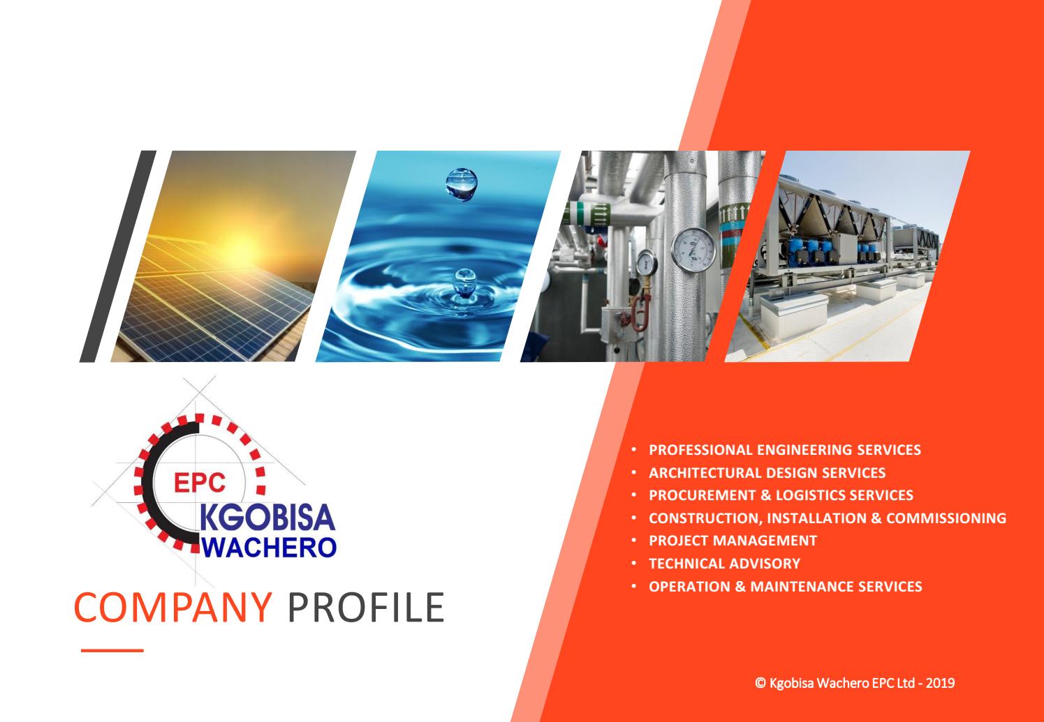 Kgobisa Wachero EPC Ltd - Company Profile by kgobisa projects - Issuu