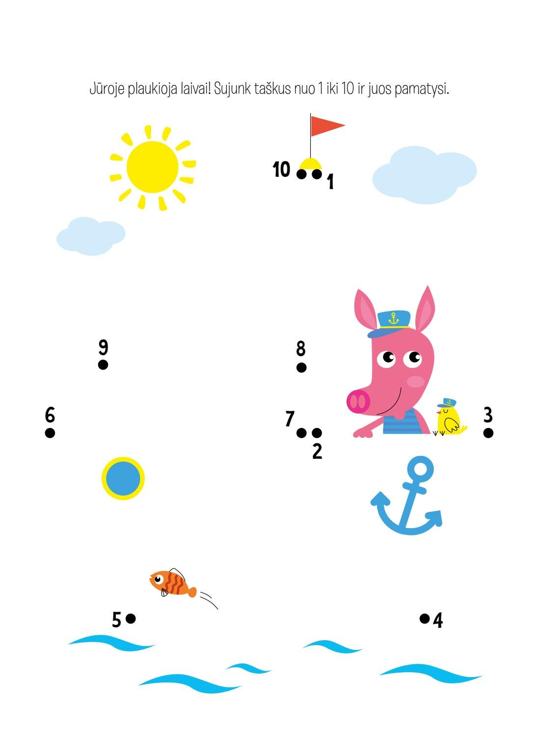 Sujunk taškus. Bloknotas 4 metų vaikams by knygos.lt - Issuu