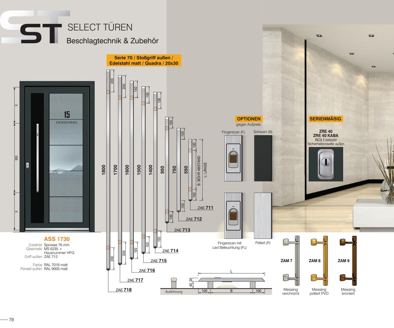 INOTHERM Sonderserie SELECT (DE) by INOTHERM aluminium doors - Issuu