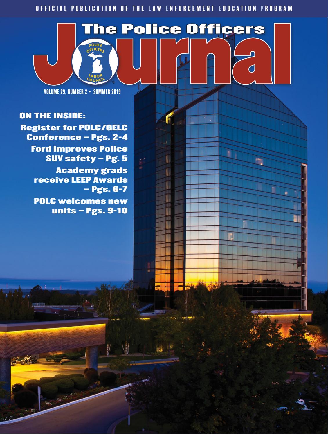 The Police Officers Journal: Volume 29, Number 2 Summer 2019 by ...