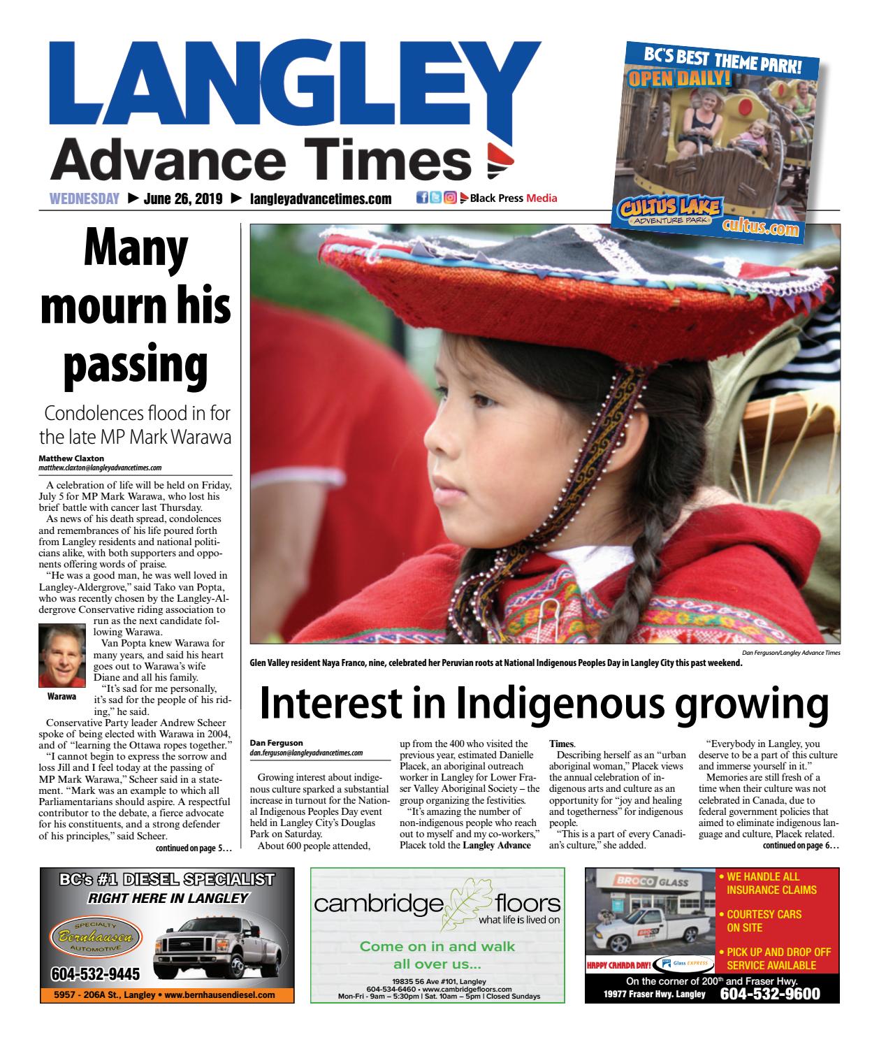 Langley Advance Times, June 26, 2019 by Black Press Media Group - Issuu