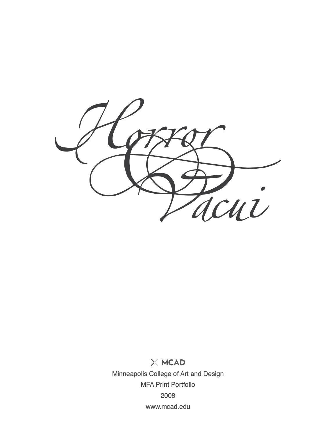 MCAD MFA Print Portfolio 2008 by MFA at MCAD - Issuu