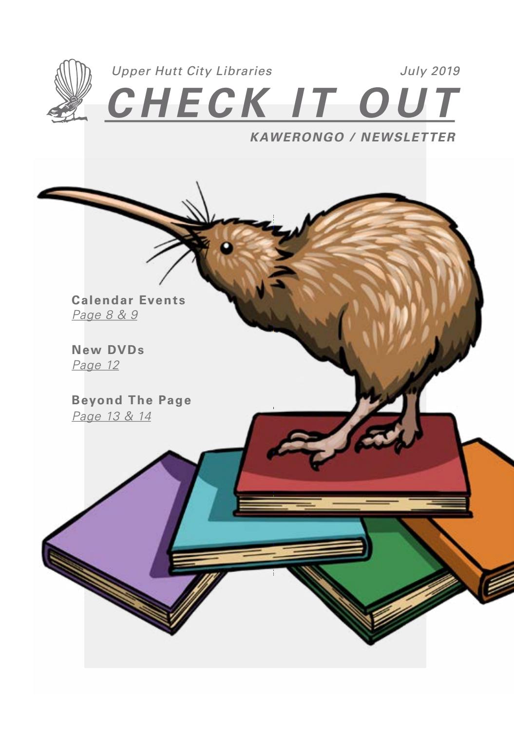 Upper Hutt City Library - July 2019 by Upper Hutt City Libraries - Issuu
