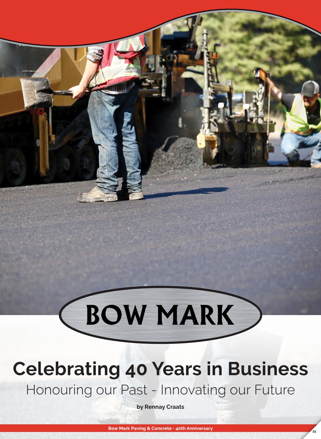 Bow mark paving & Concrete - 40th Anniversary by Business in Calgary ...