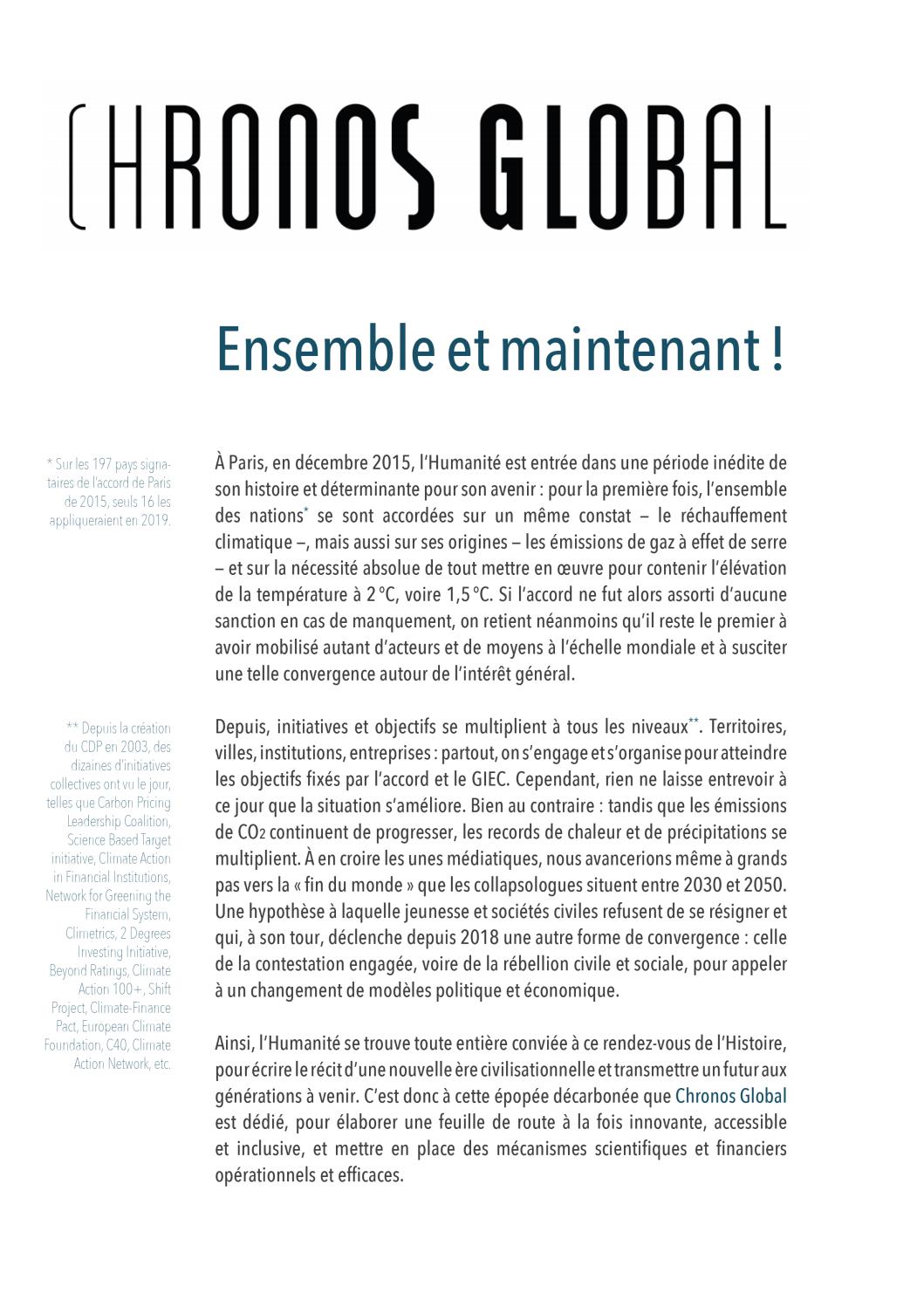 Chronos Global en quelques mots by chronos.global - Issuu