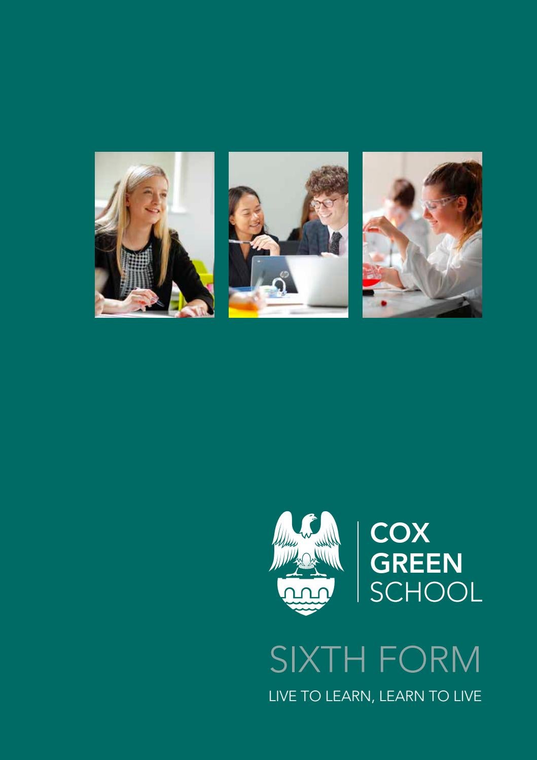 23179_Cox Green School_P16 Prospectus Update by Cleverbox UK Ltd - Issuu