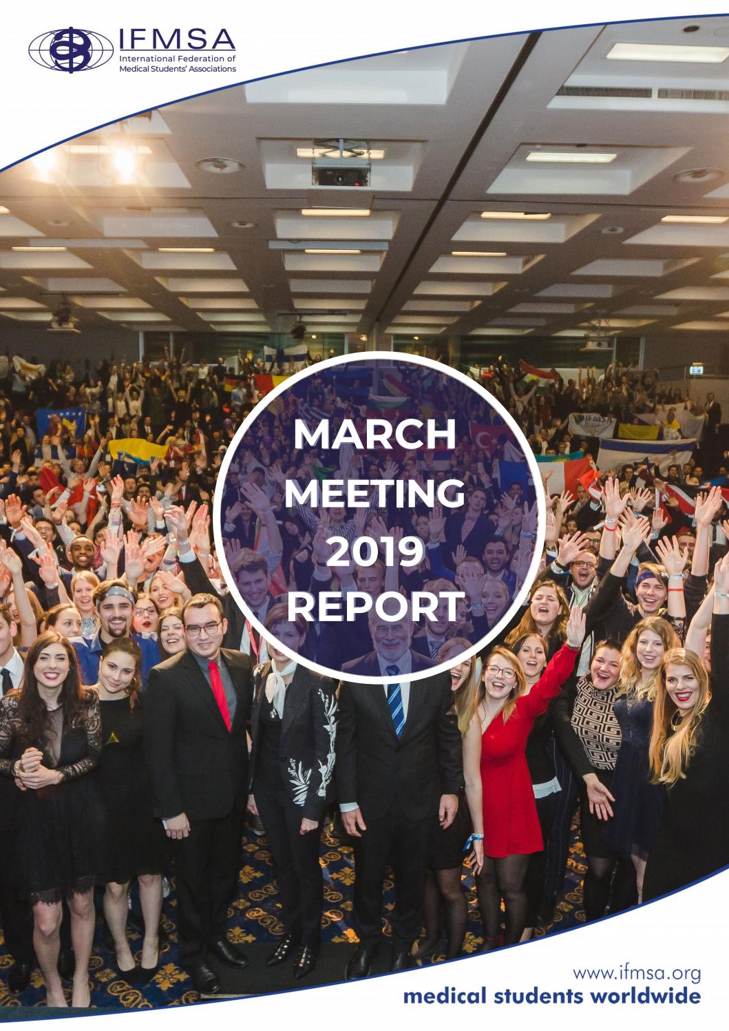 68th IFMSA March Meeting 2019 Report by International Federation of ...